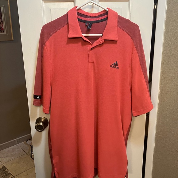 adidas | Shirts | Adidas Mens Coral Polo Shirt | Poshmark